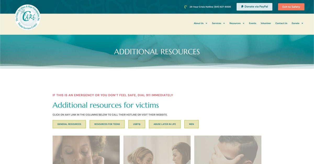 C.A.R.E. | Additional resources for victims in Charlotte County
